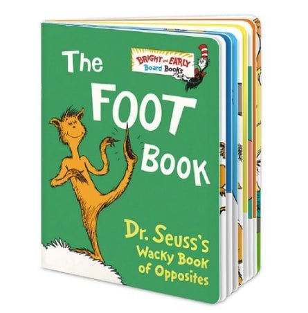 The Foot Book Board Book| Eugene Toy & Hobby