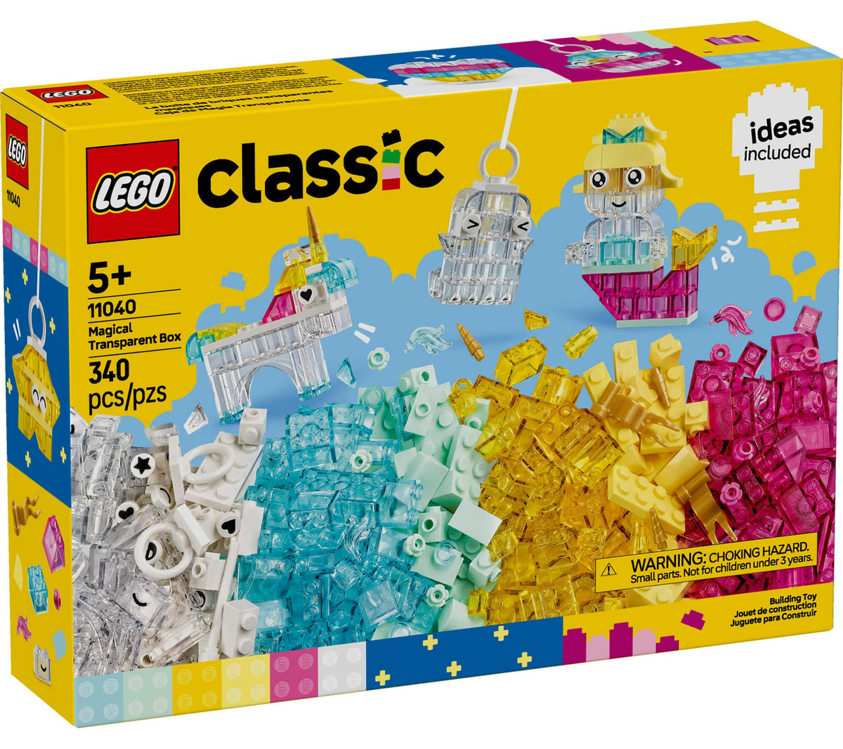 LEGO Classic Magical Transparent Box Building Set 11040| Eugene Toy & Hobby