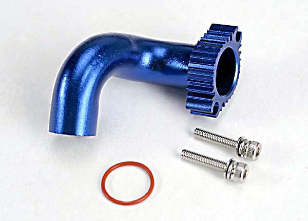 Exhaust Header Blue TRX 2.5| Eugene Toy & Hobby