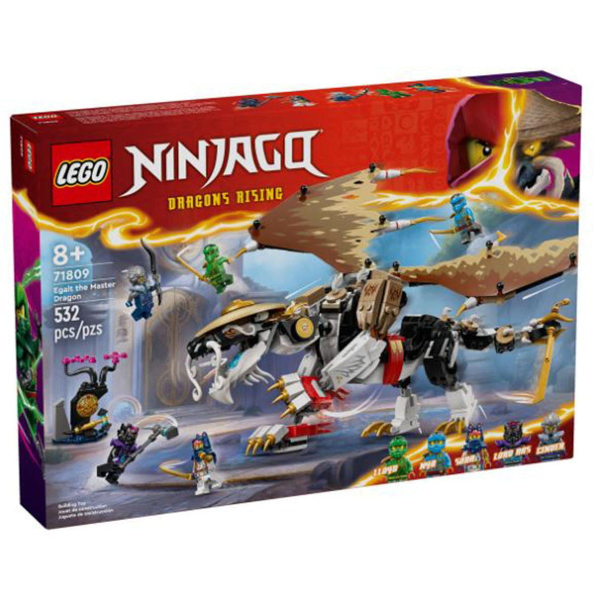 LEGO Ninjago Dragon's Rising Egalt The Master Dragon Building Set 7180 ...
