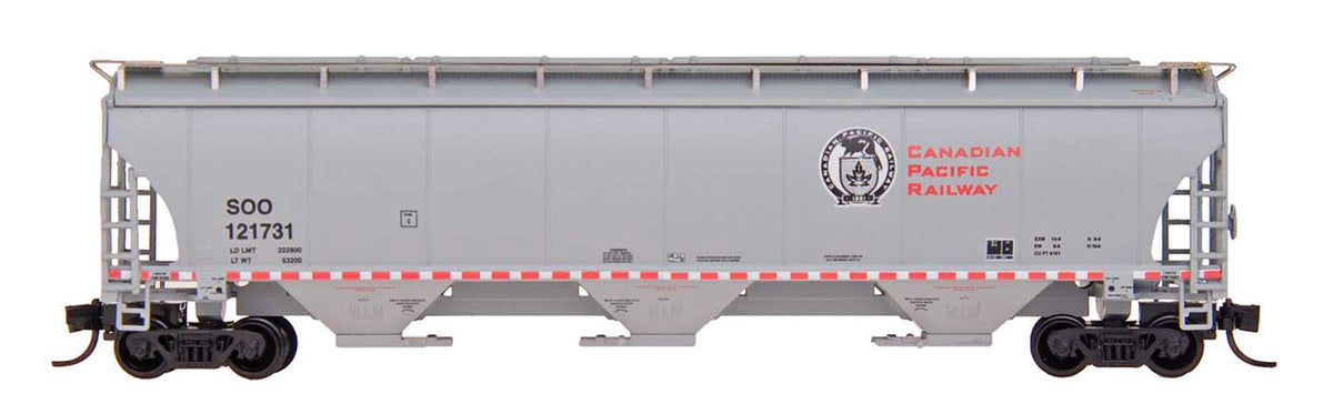 HO Scale Trinity 5161 Cubic Foot Covered Hopper - Ready to Run -- Cana ...