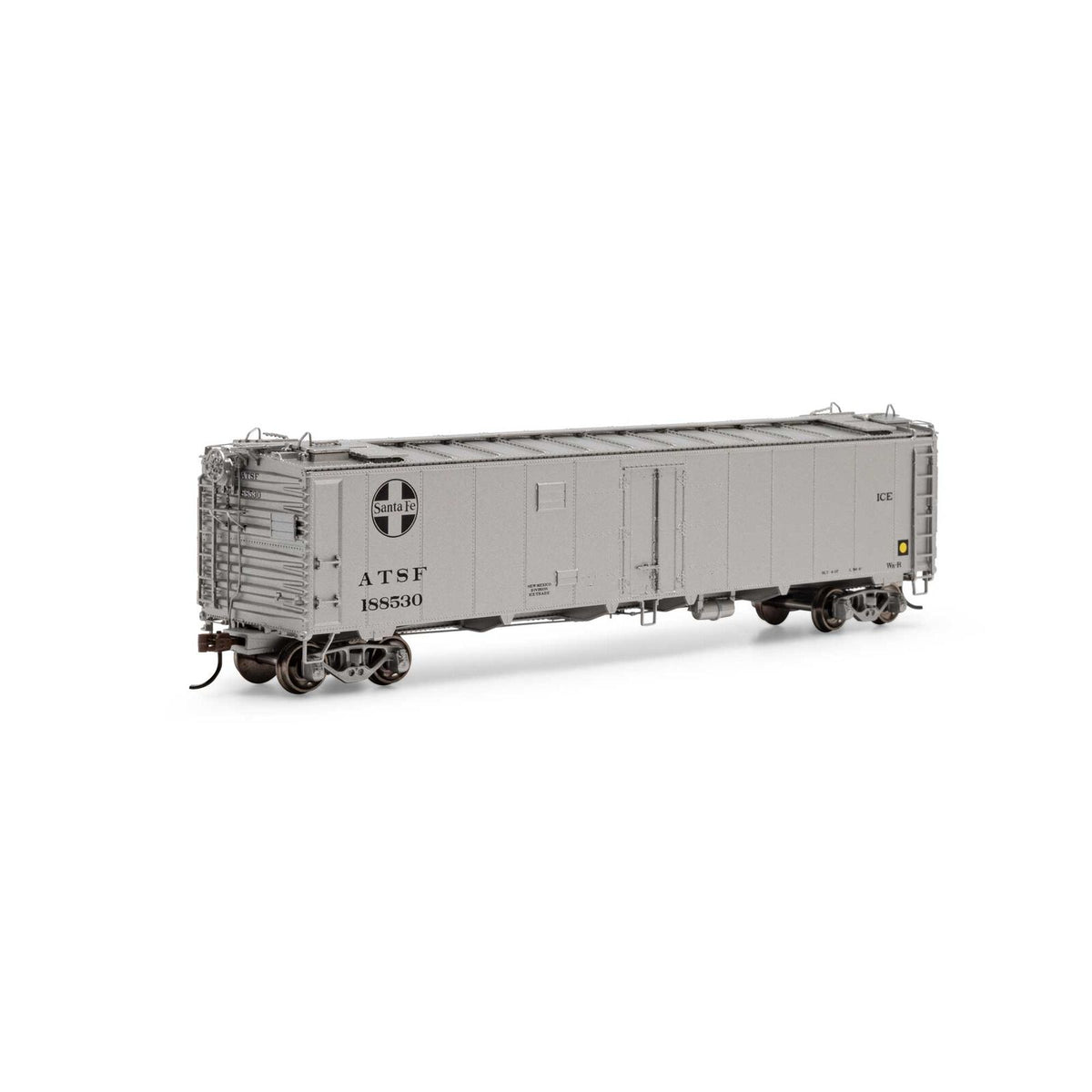 HO 50' Ice Bunker Reefer, ATSF #188530| Eugene Toy & Hobby