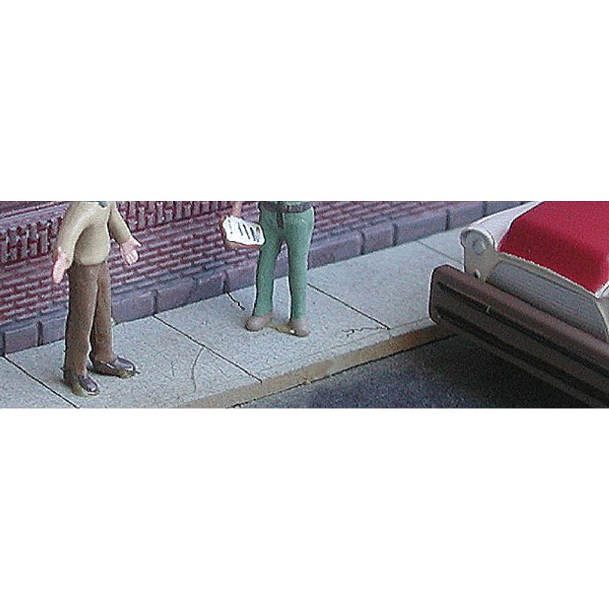 400 Scale Feet 37.2 Square Meters Sidewalk Kit| Eugene Toy & Hobby