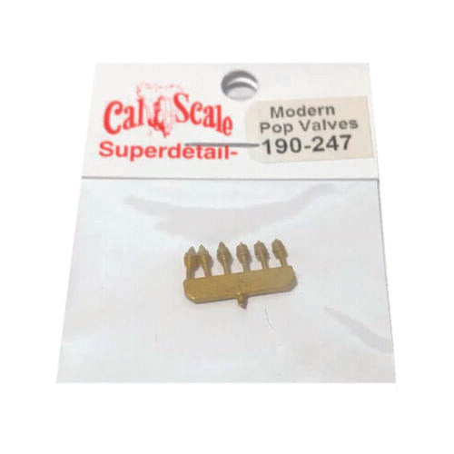 Brass Castings Pop Valves Large Style For Steam Locomotives (6 Pack ...