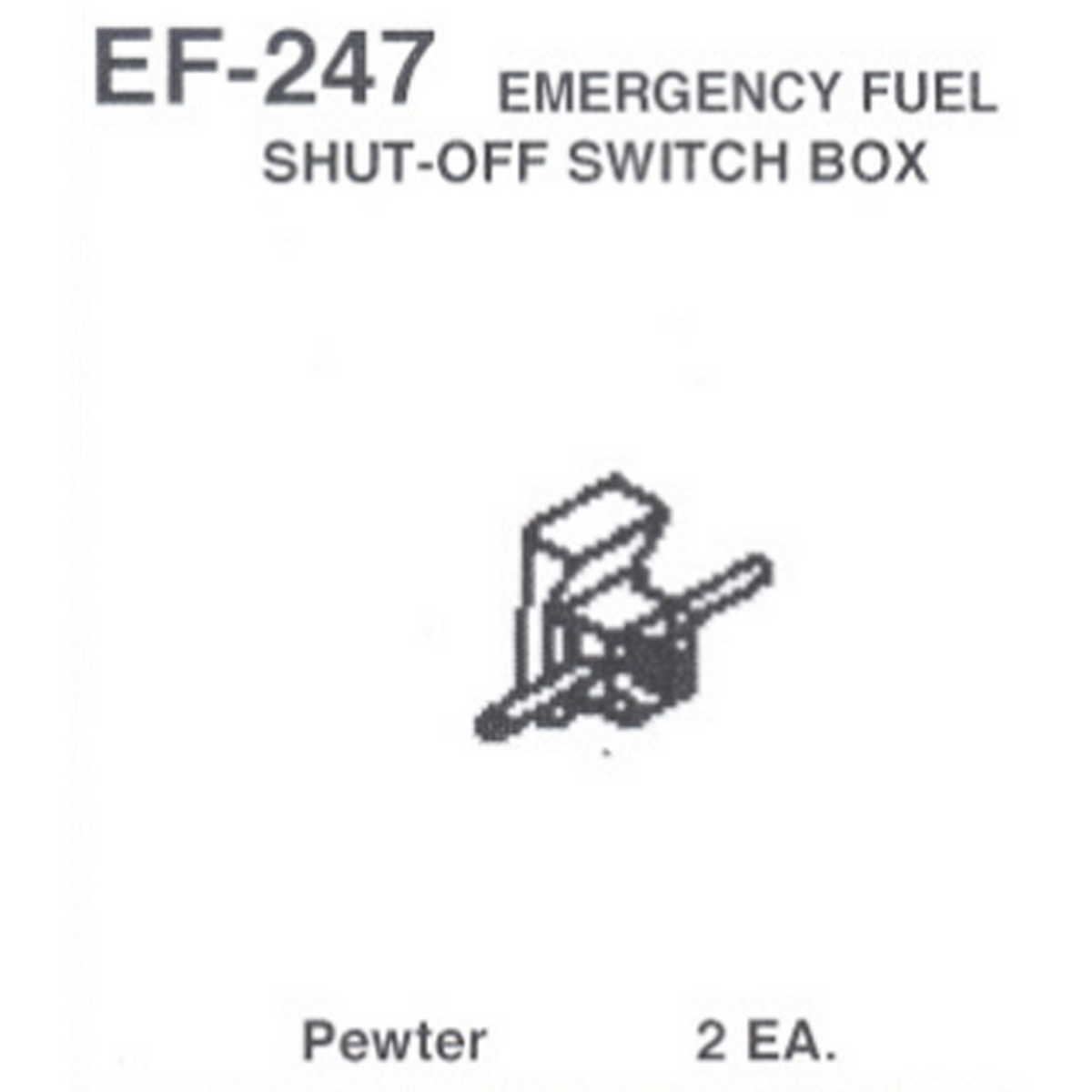 Emergency Fuel Shut-Off Switch Box (Pack of 2)| Eugene Toy & Hobby