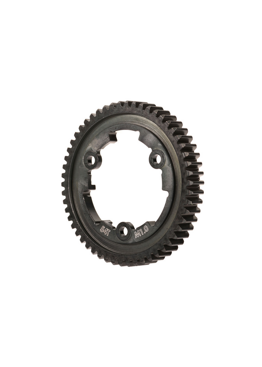 Hardened Steel 54-Tooth Spur Gear 1.0 metric pitch TRA6444| Eugene Toy ...