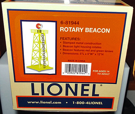 Rotary Beacon Yellow O Scale Scenic Detail| Eugene Toy & Hobby