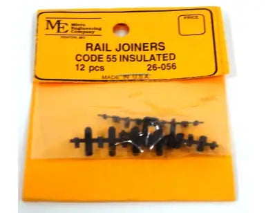 Code 55 Insulated Rail Joiners (12 Pack)| Eugene Toy & Hobby