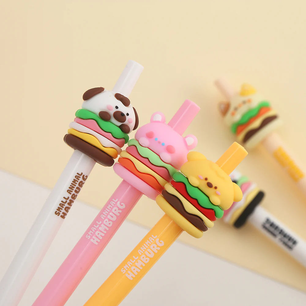 Animal Burger Retractable Gel Pens| Eugene Toy & Hobby