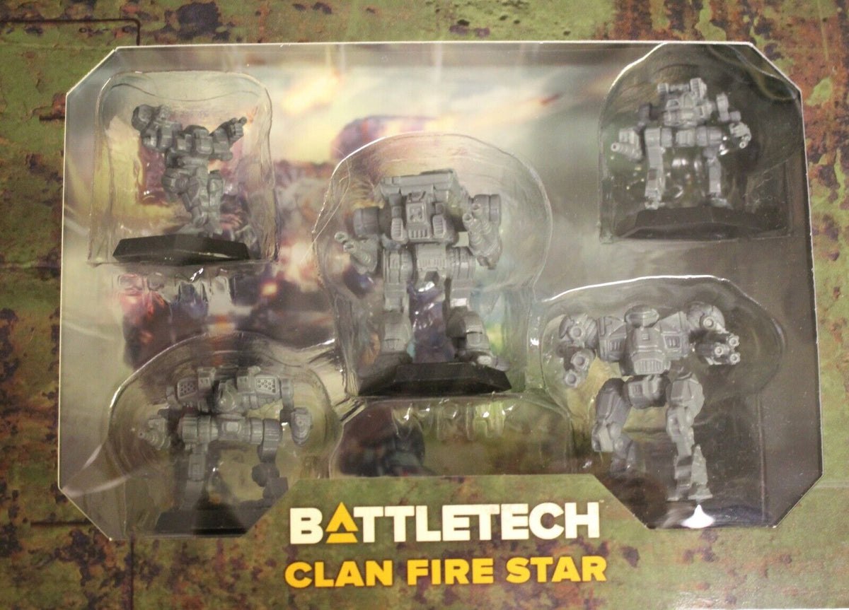 BattleTech Miniature Force Pack- Clan Fire Star| Eugene Toy & Hobby