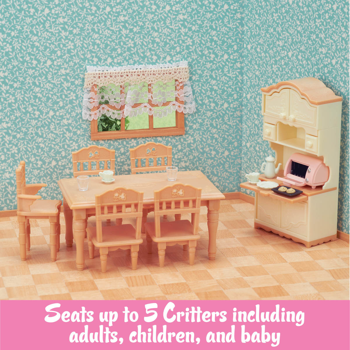 Calico Critters Dining Room Set| Eugene Toy & Hobby