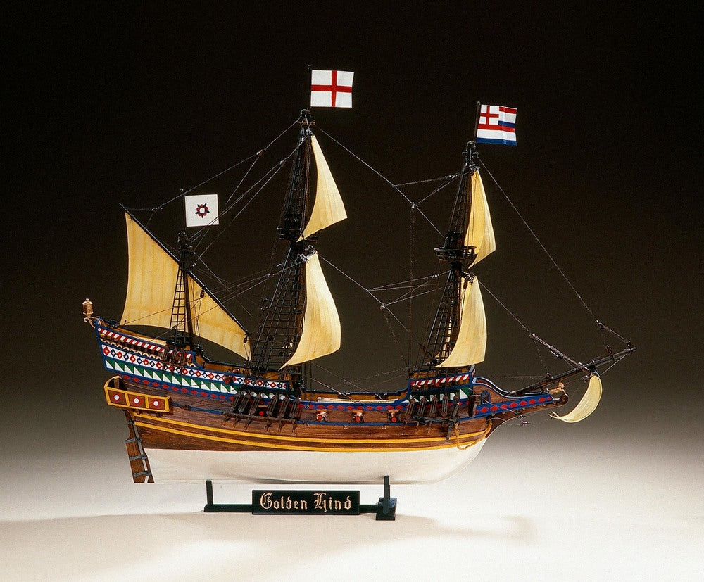 Golden Hind (1/96 Scale) Plastic Boat Model Kit| Eugene Toy & Hobby