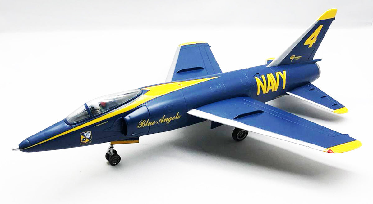 US Navy Blue Angels F11F1 Tiger Fighter (1/115 Scale) Plastic Aircraft ...