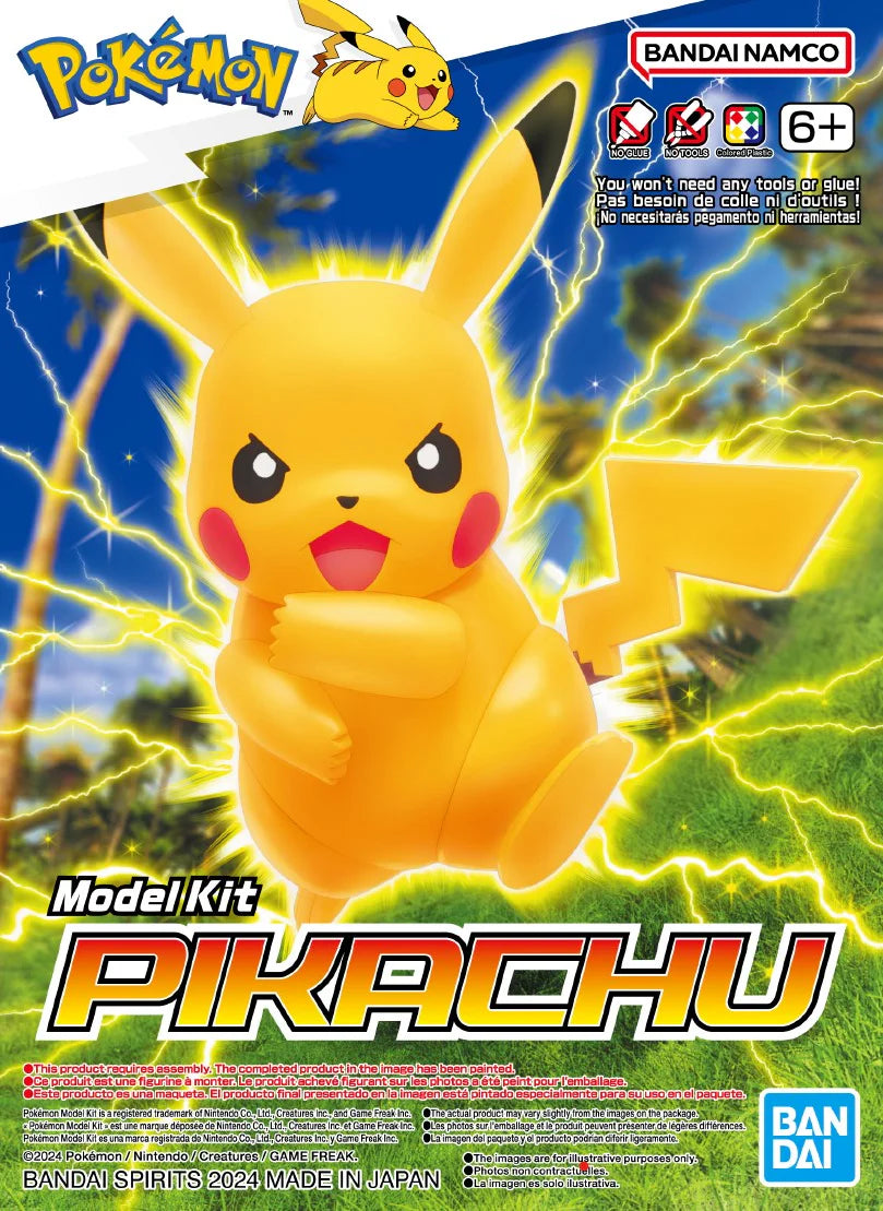 Pokémon Pikachu Plastic Model Kit| Eugene Toy & Hobby