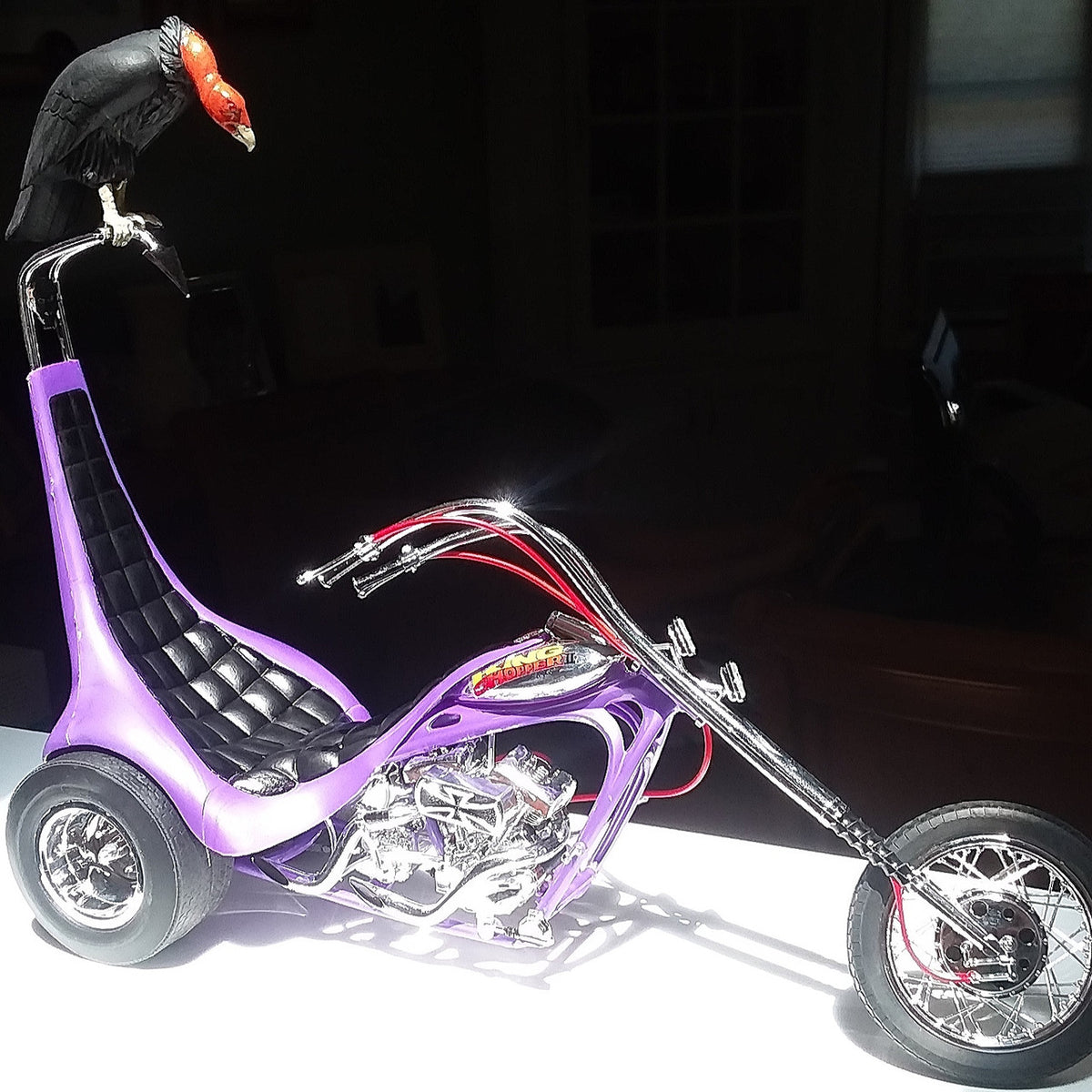 Tom Daniel's Way Out Custom King Chopper (1/8 Scale) Plastic Vehicle M ...