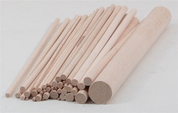 Birch Dowel Economy Pack| Eugene Toy & Hobby