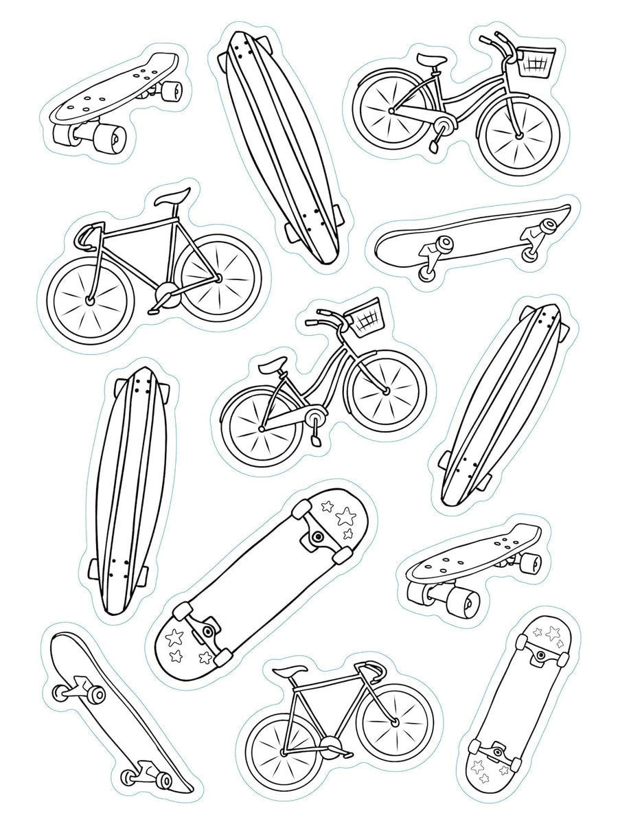 Color Your Own Stickers| Eugene Toy & Hobby