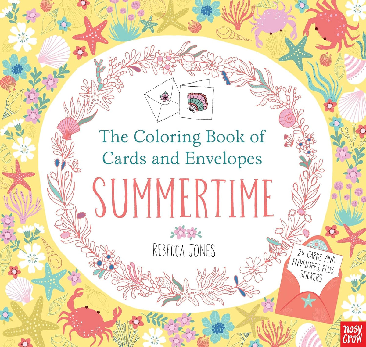 The Coloring Book of Cards and Envelopes: Summertime| Eugene Toy & Hobby