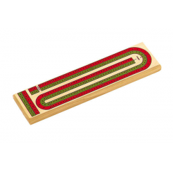 2-Track Cribbage Board: Color| Eugene Toy & Hobby