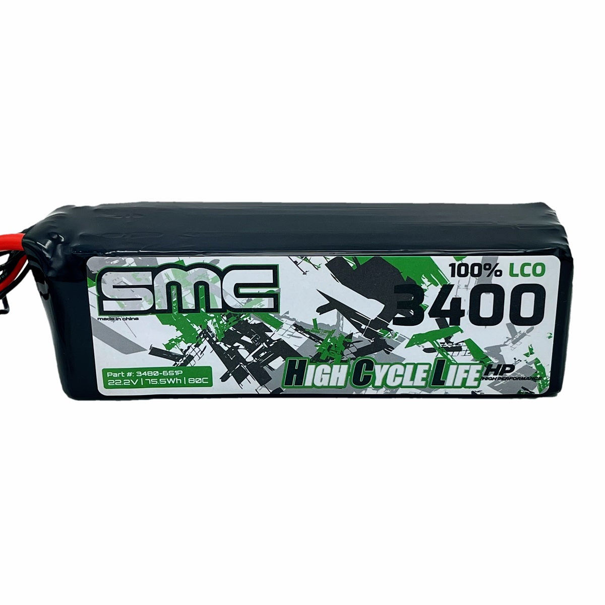 SMC HCL-HP 22.2V-3400mAh-80C Flight Pack| Eugene Toy & Hobby