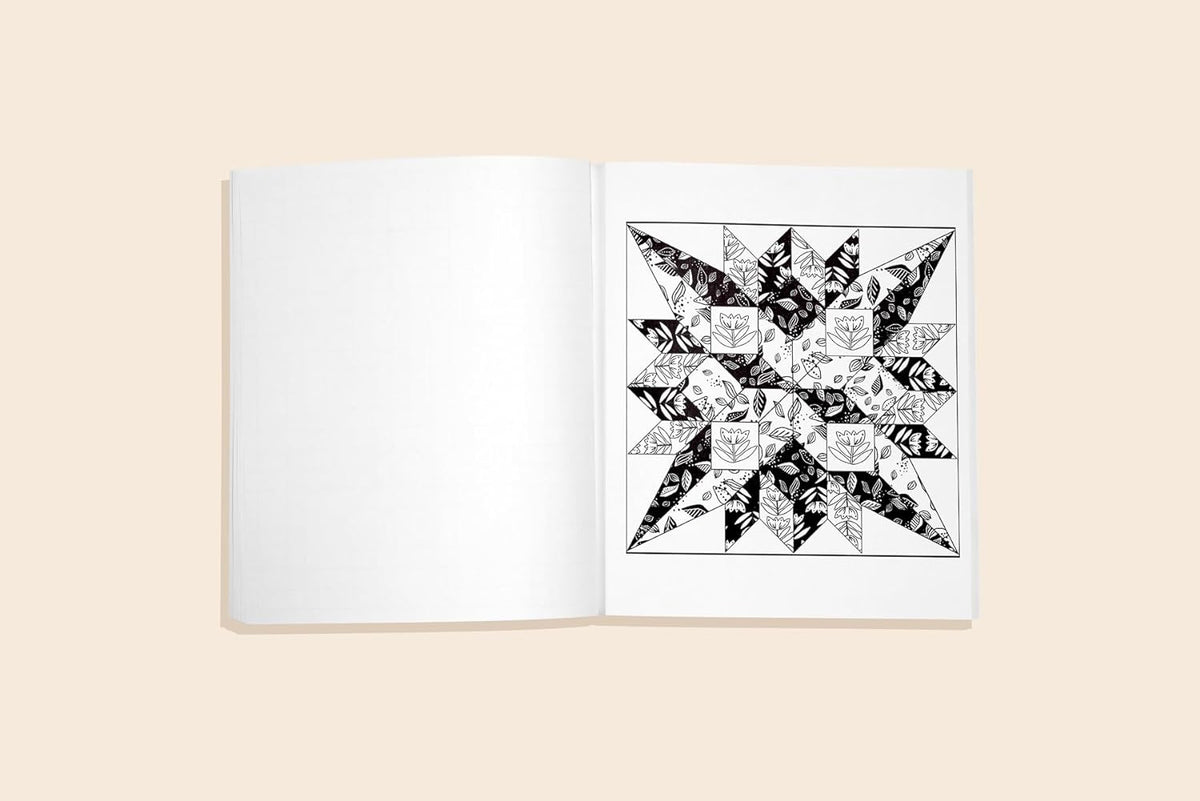 Modern Quilting Coloring Book| Eugene Toy & Hobby