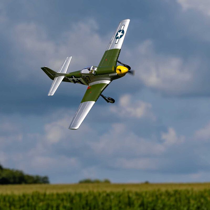 P-51D Mustang 1.0M E-Flite - BNF Basic with AS3X and SAFE Select EFL02 ...