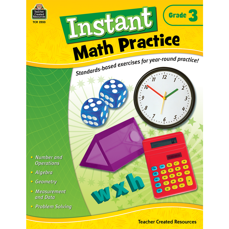 Instant Math Practice Grade 3| Eugene Toy & Hobby