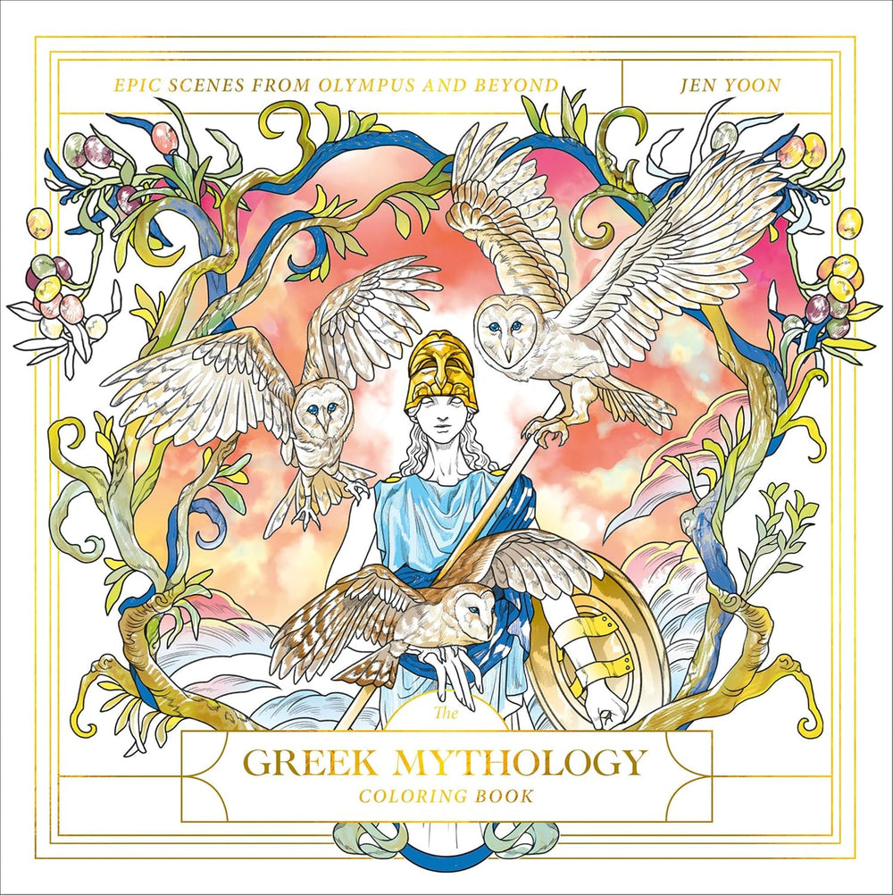 The Greek Mythology Coloring Book: Epic Scenes from Olympus and Beyond ...