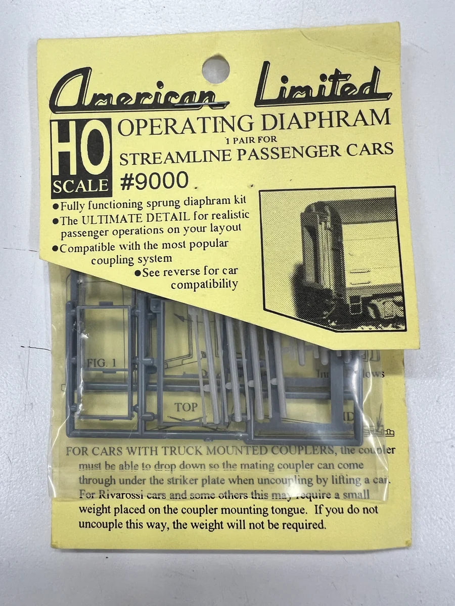 Operating Diaphram Streamlined Passenger Car HO Scale| Eugene Toy & Hobby