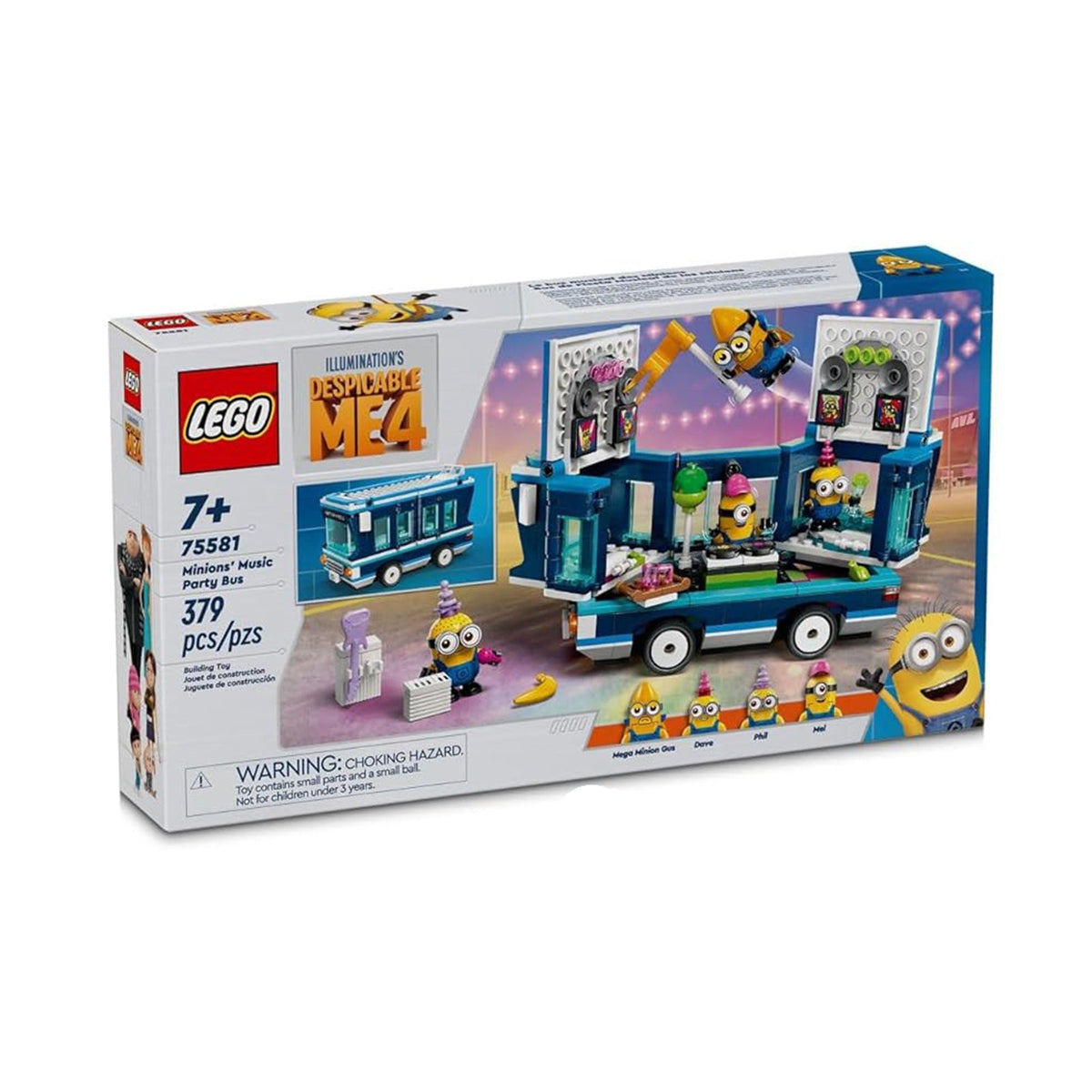 LEGO Illumination's Despicable Me 4 Minion's Music Party Bus Building ...