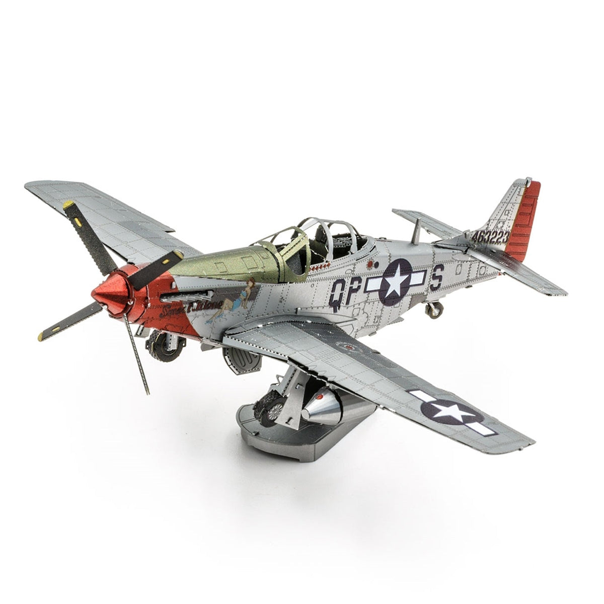 Metal Earth P-51D Mustang Sweet Arlene Model Kit MMS180| Eugene Toy & Hobby