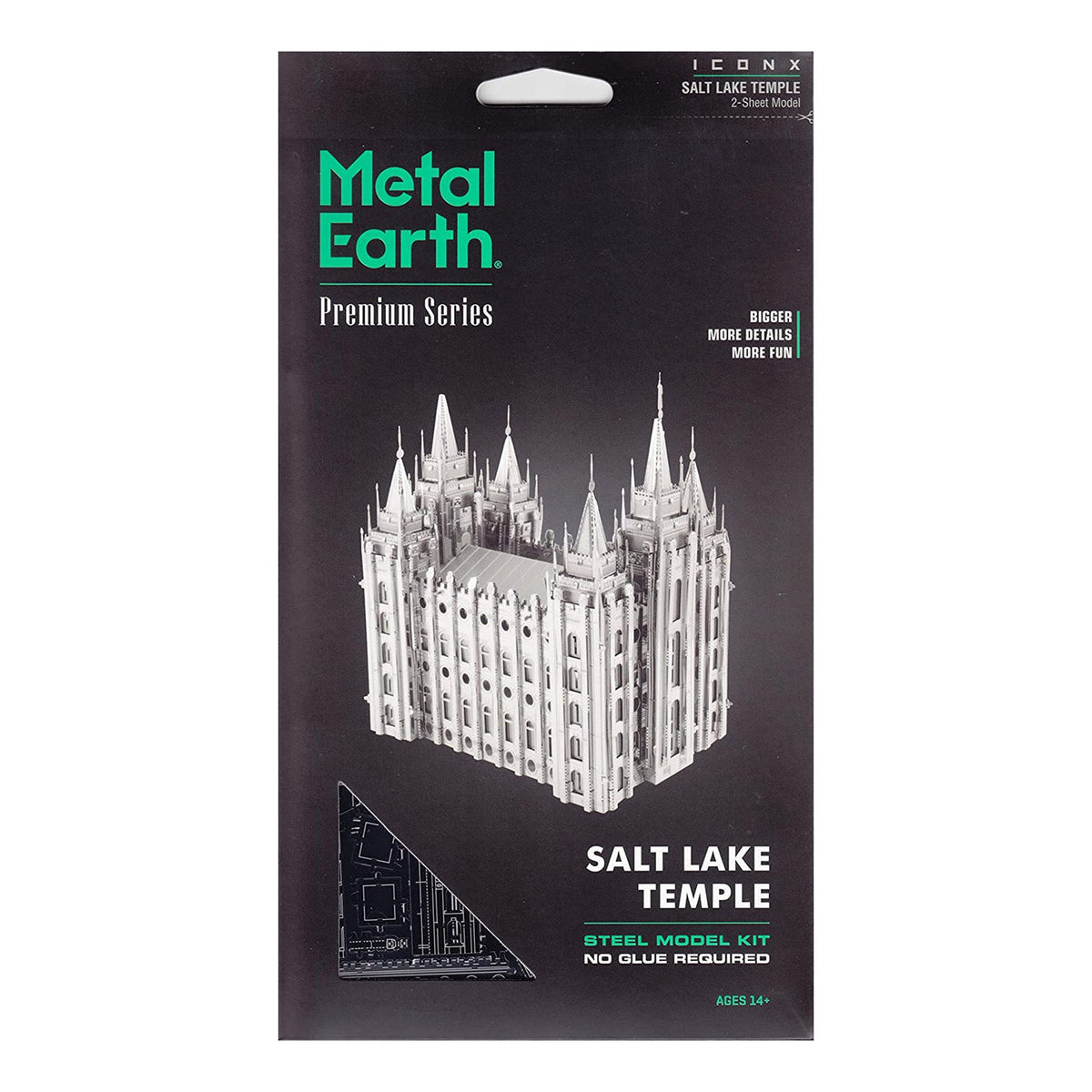 Metal Earth Salt Lake Temple Model Kit| Eugene Toy & Hobby