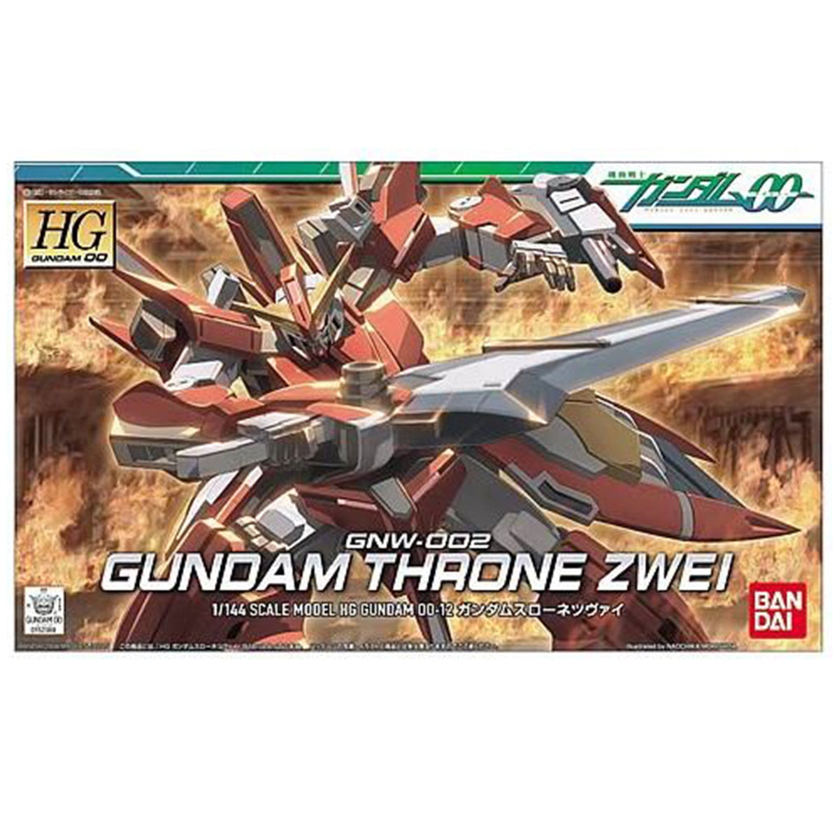 Bandai Gundam 00 HG Gundam Throne Zwei 1:144 Scale Model Kit| Eugene ...