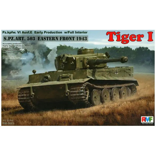 Rye Field Models - Tiger I Pz.Kpfw.VI Ausf E Sd.Kfz.181 Initial Produc ...