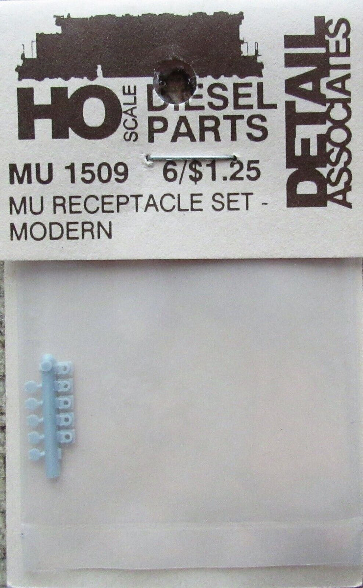 Detail Associates 1509 MU Receptacles -- Modern Set, HO Scale| Eugene ...