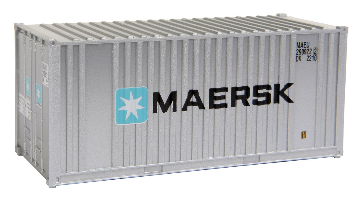 Maersk 20' Corrugated Container with Flat Panel| Eugene Toy & Hobby
