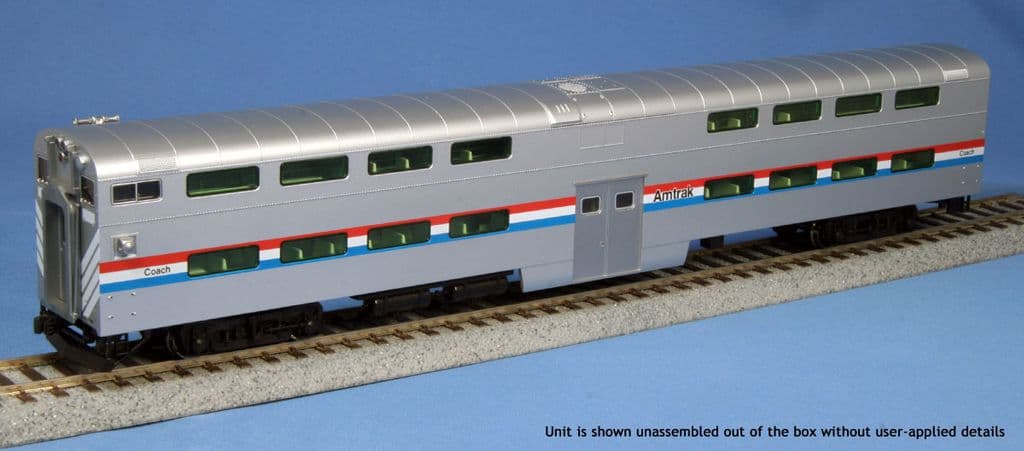 Amtrak Pullman Bi-Level 4-Window Cab-Coach RTR| Eugene Toy & Hobby