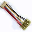 DCC Decoder Harness -- MC-1"R NMRA 8-Pin Plug Rotated 180 Degrees, 1 ...