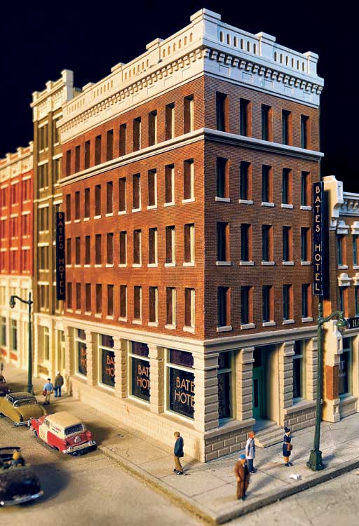 Bates Hotel -- Cast-Resin Kit (N Scale)| Eugene Toy & Hobby