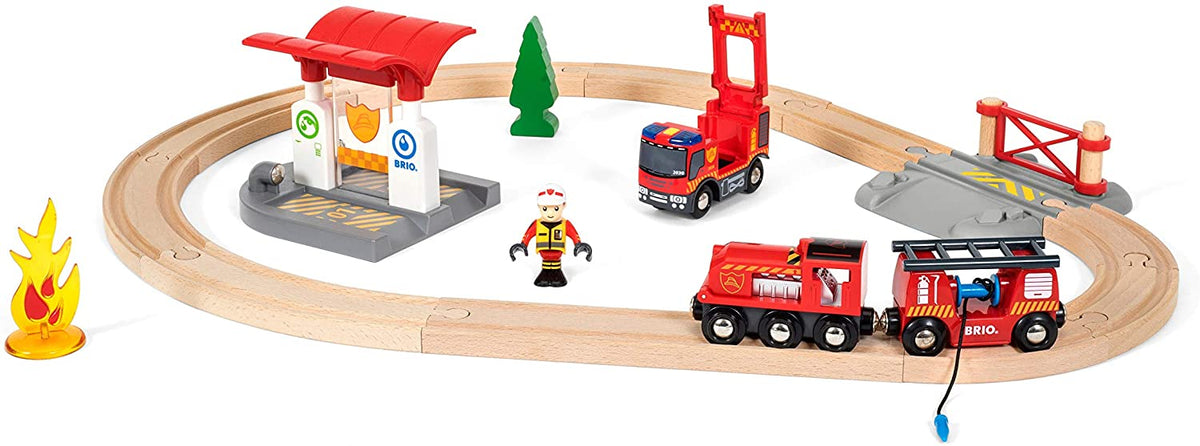 Firefighter Wooden Set| Eugene Toy & Hobby