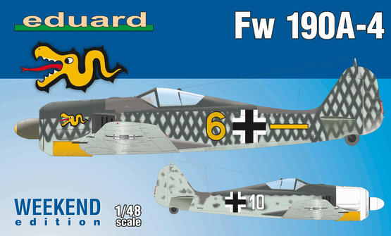 Fw 190A-4 Weekend Edition Fighter (1/48 scale) Aircraft Model Kit ...