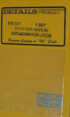 Rear-View Mirrors -- For Locomotives - 3 Styles (Etched Steel)| Eugene ...