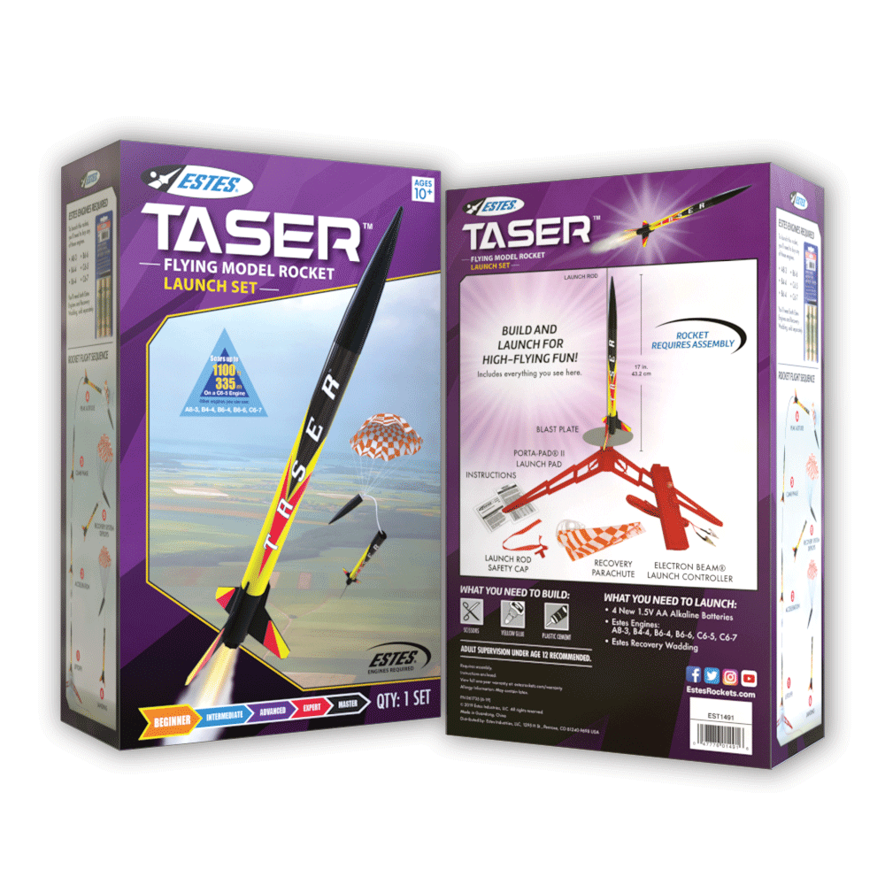 TASER LAUNCH SET| Eugene Toy & Hobby