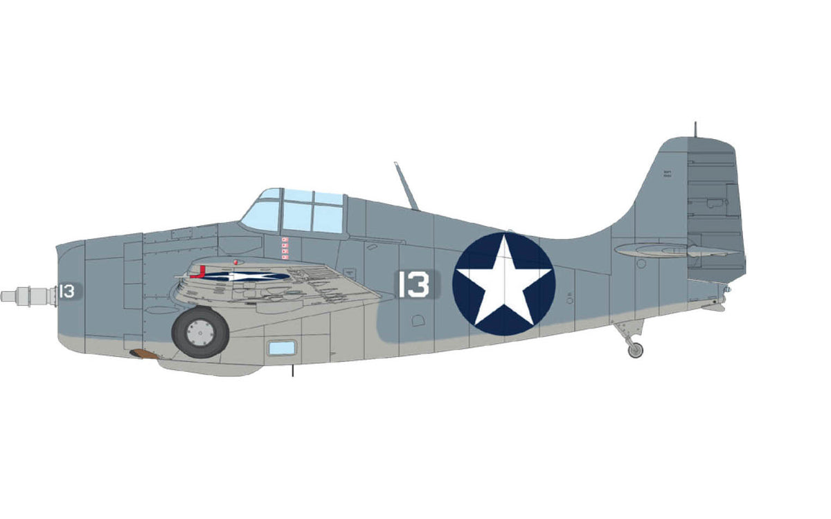 'Midway' F4F-3 and F4F-4 Wildcat (1/48 Scale) Aircraft Model Kit ...
