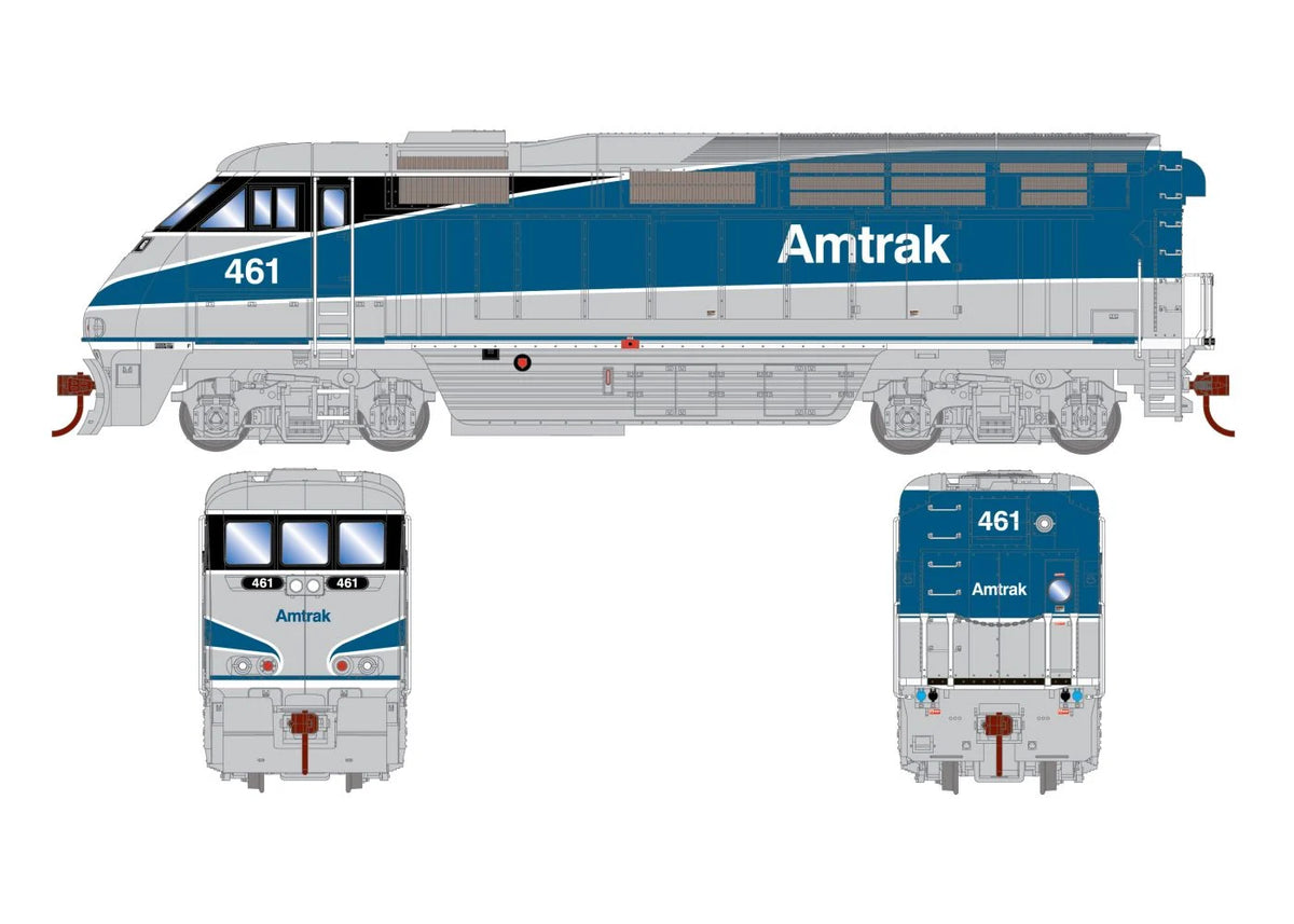 HO RTR DCC F59PHI Amtrak #461| Eugene Toy & Hobby