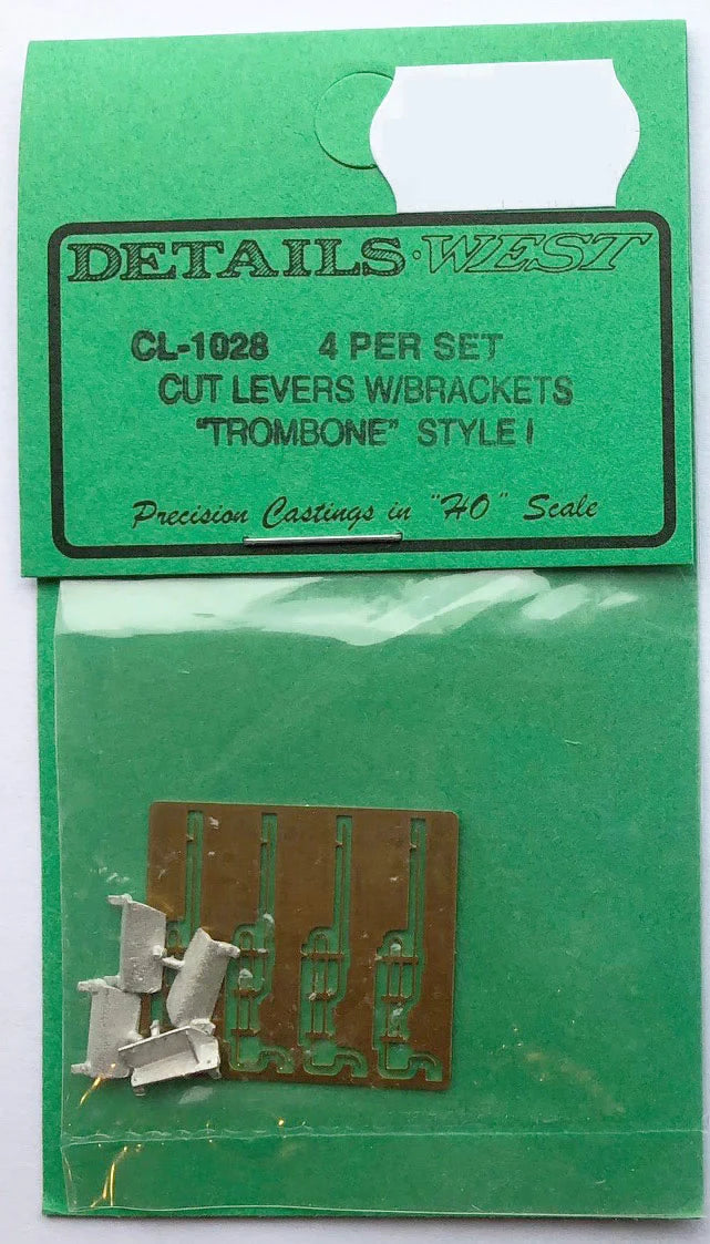 Style I Trombone Cut Levers with Brackets| Eugene Toy & Hobby