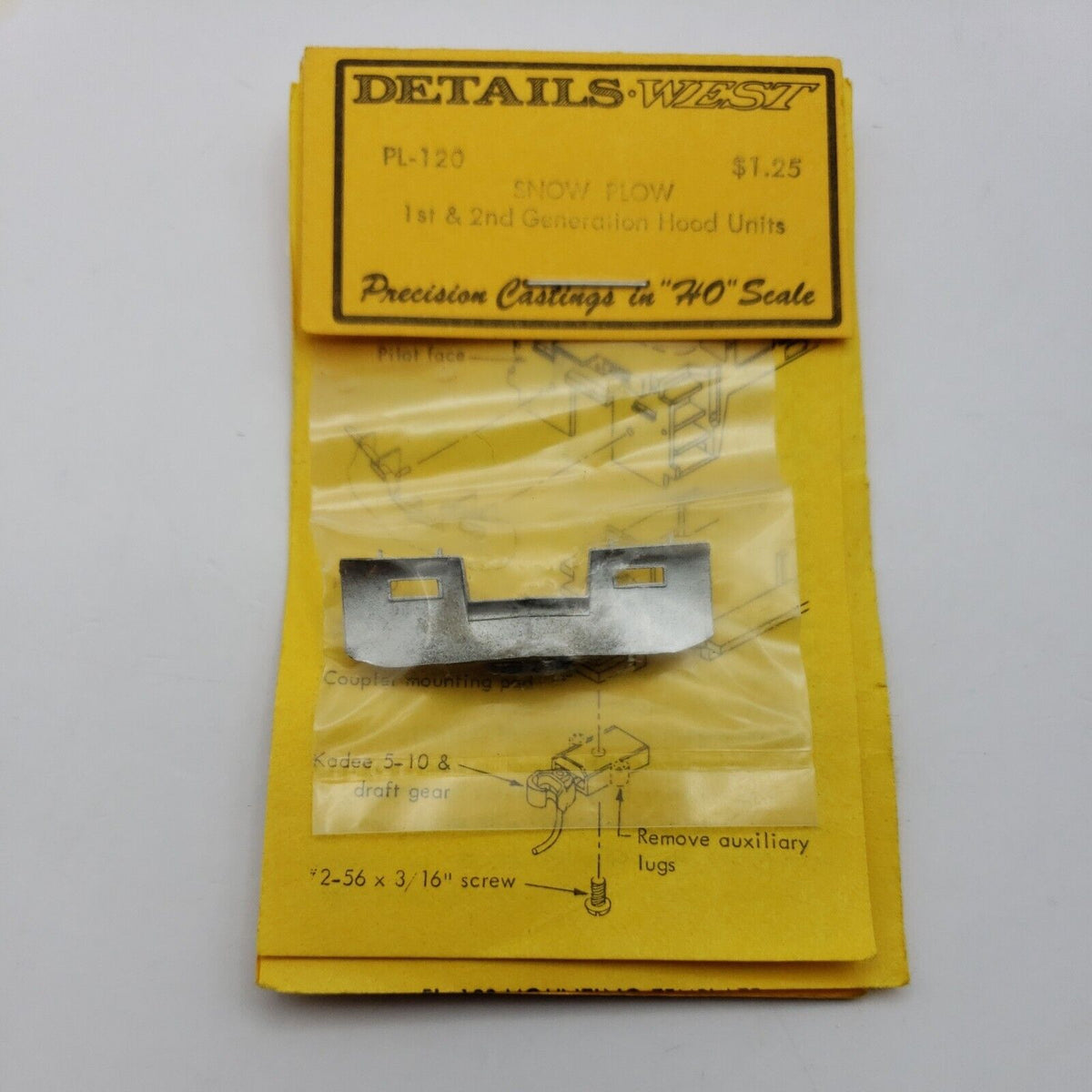 Snow Plow 1st & 2nd Generator Hood Units| Eugene Toy & Hobby