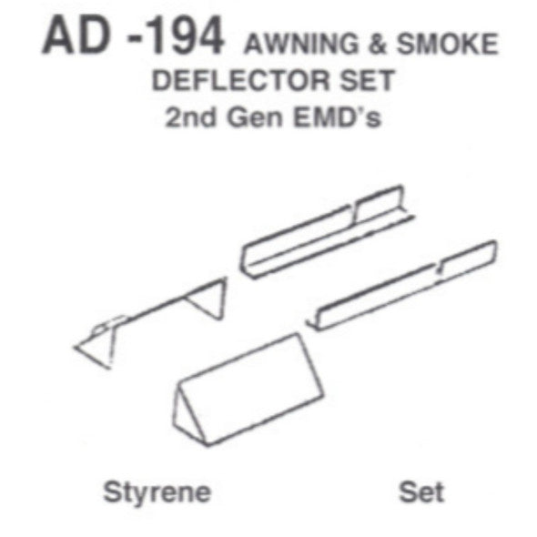 Awning with Smoke Deflector| Eugene Toy & Hobby