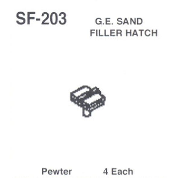 GE Sand Filler Hatch (Pack of 4)| Eugene Toy & Hobby