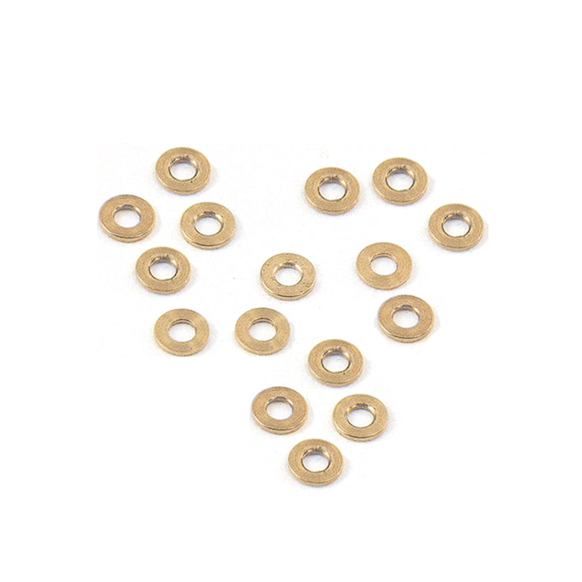 Brass Washers #0 .020" Thick (16 Pack)| Eugene Toy & Hobby